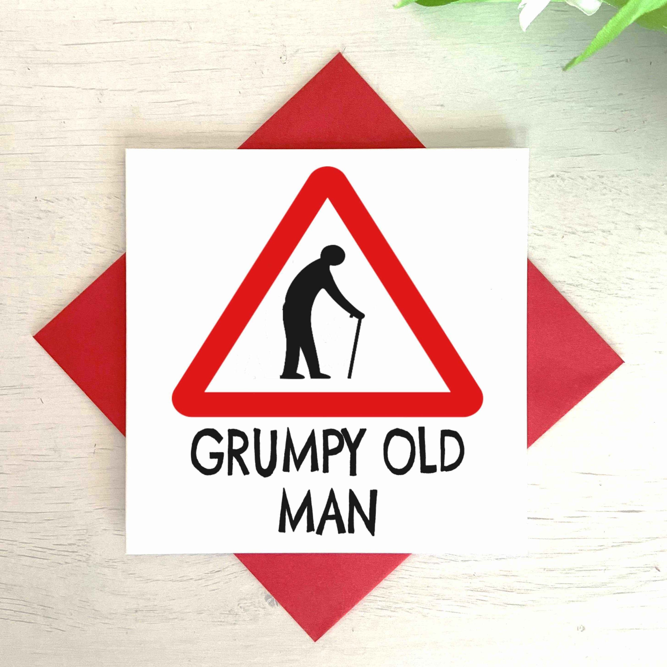 Grumpy Old Man Birthday Card | The Gifted Panda